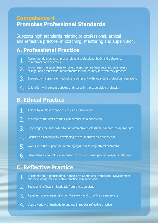 The EMCC Supervision Competence Framework | PDF | Career Advice | Careers