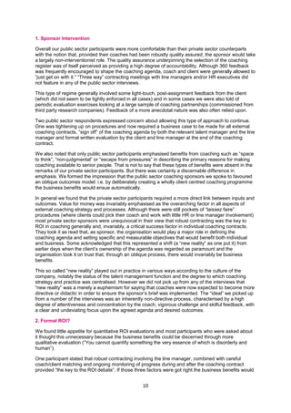 Executive Coaching Report - IBC and EMCC | PDF