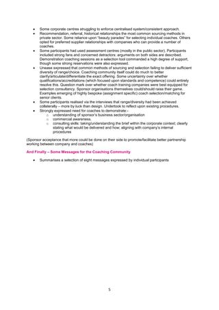 Executive Coaching Report - IBC and EMCC | PDF