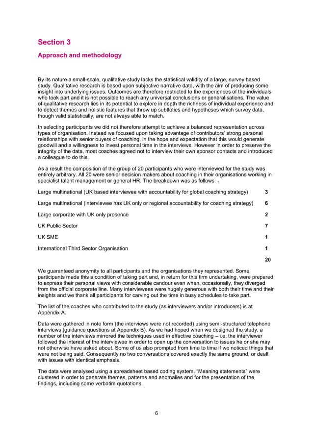 Executive Coaching Report - IBC and EMCC | PDF