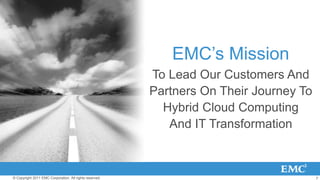 Emc - Cloud Vision and Strategy | PPTX