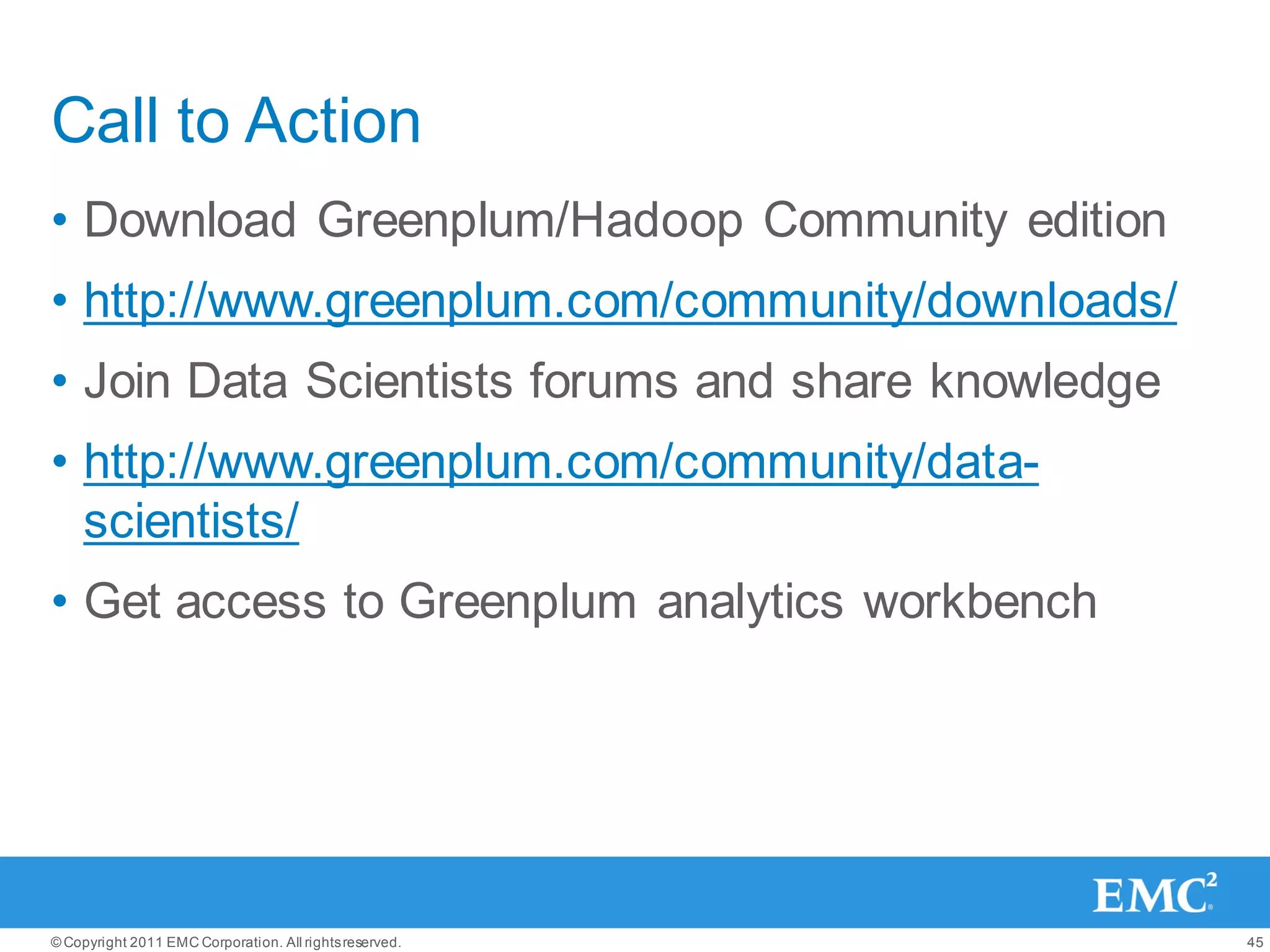 EMC Unified Analytics Platform. Gintaras Pelenis | PDF