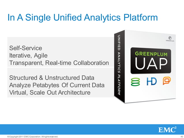 EMC Unified Analytics Platform. Gintaras Pelenis | PPT | Free Download