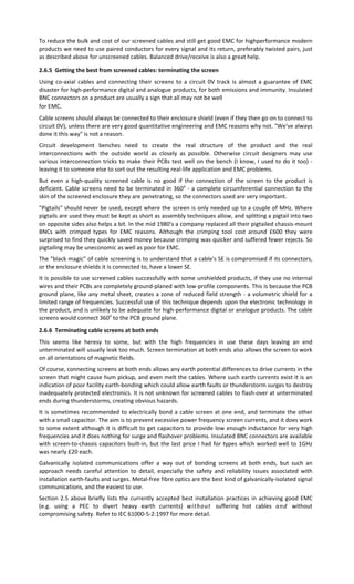 Emc design and interconnection techniques | PDF