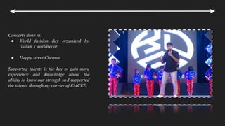 Male Emcee Monesh from Chennai for Birthday and Corporate Event | PDF