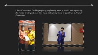 Male Emcee Monesh from Chennai for Birthday and Corporate Event | PDF