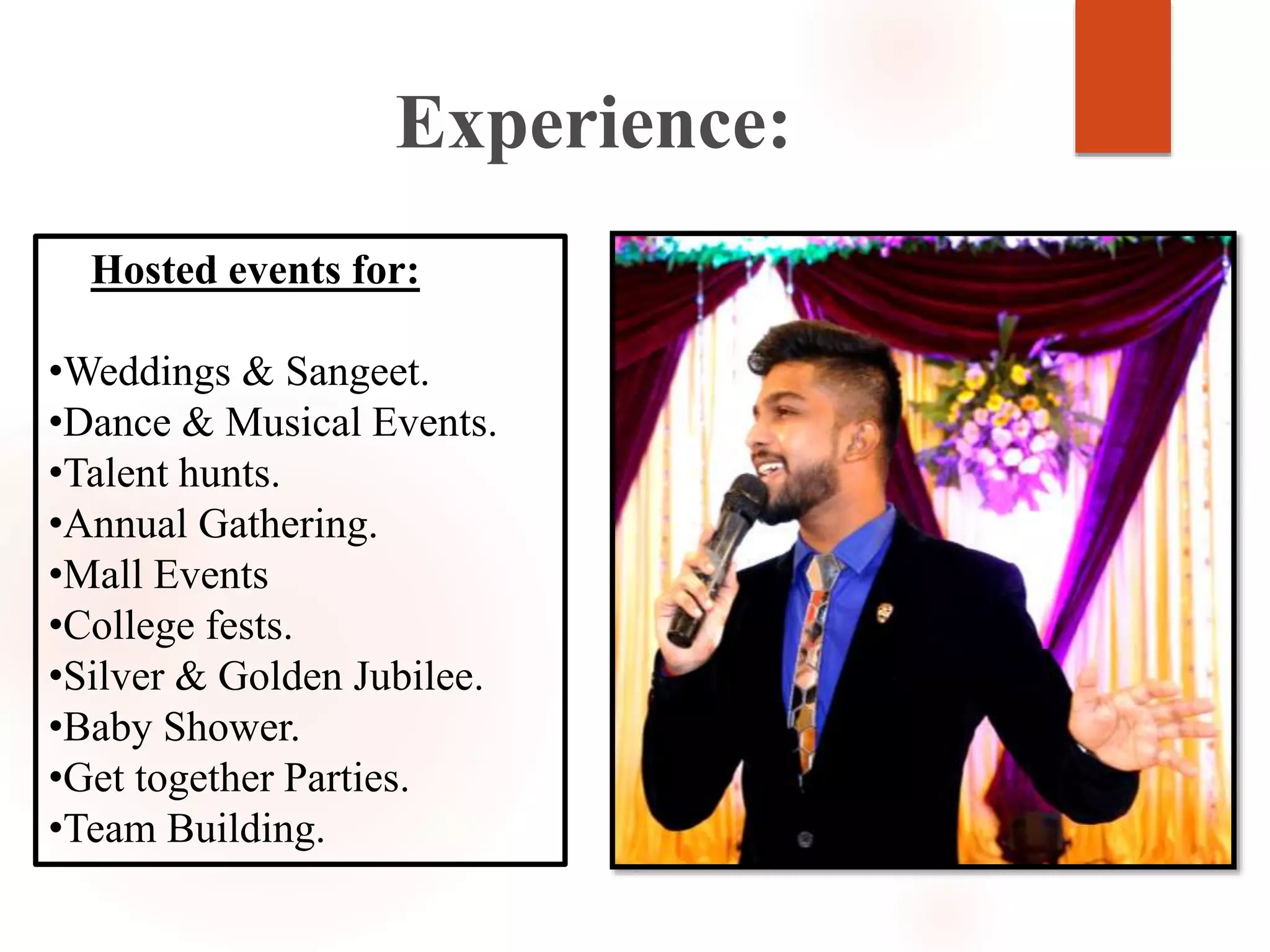 Emcee pratik profile | Anchor | Host | Compere | PPT