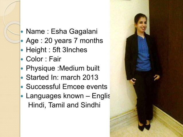 Emcee profile | PPTX | Events