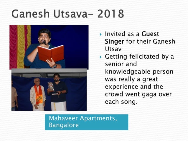 Emcee profile subbu | PPT