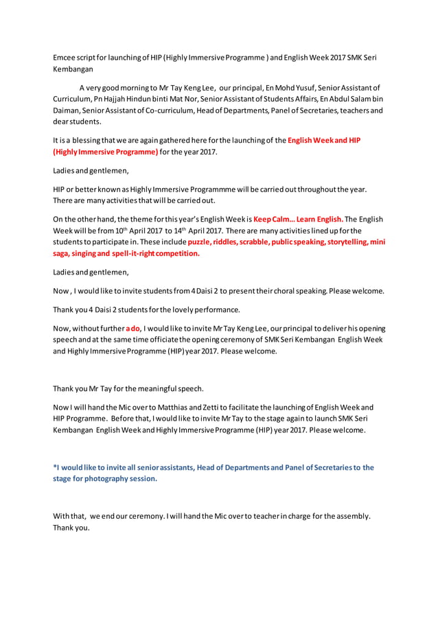 Emcee script eng n hip | DOCX | Hip Hop Music | Music