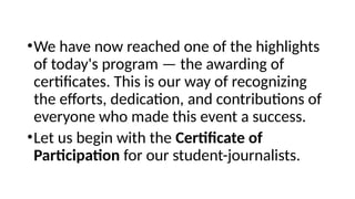 Emcee Script for Awarding of Certificates.pptx