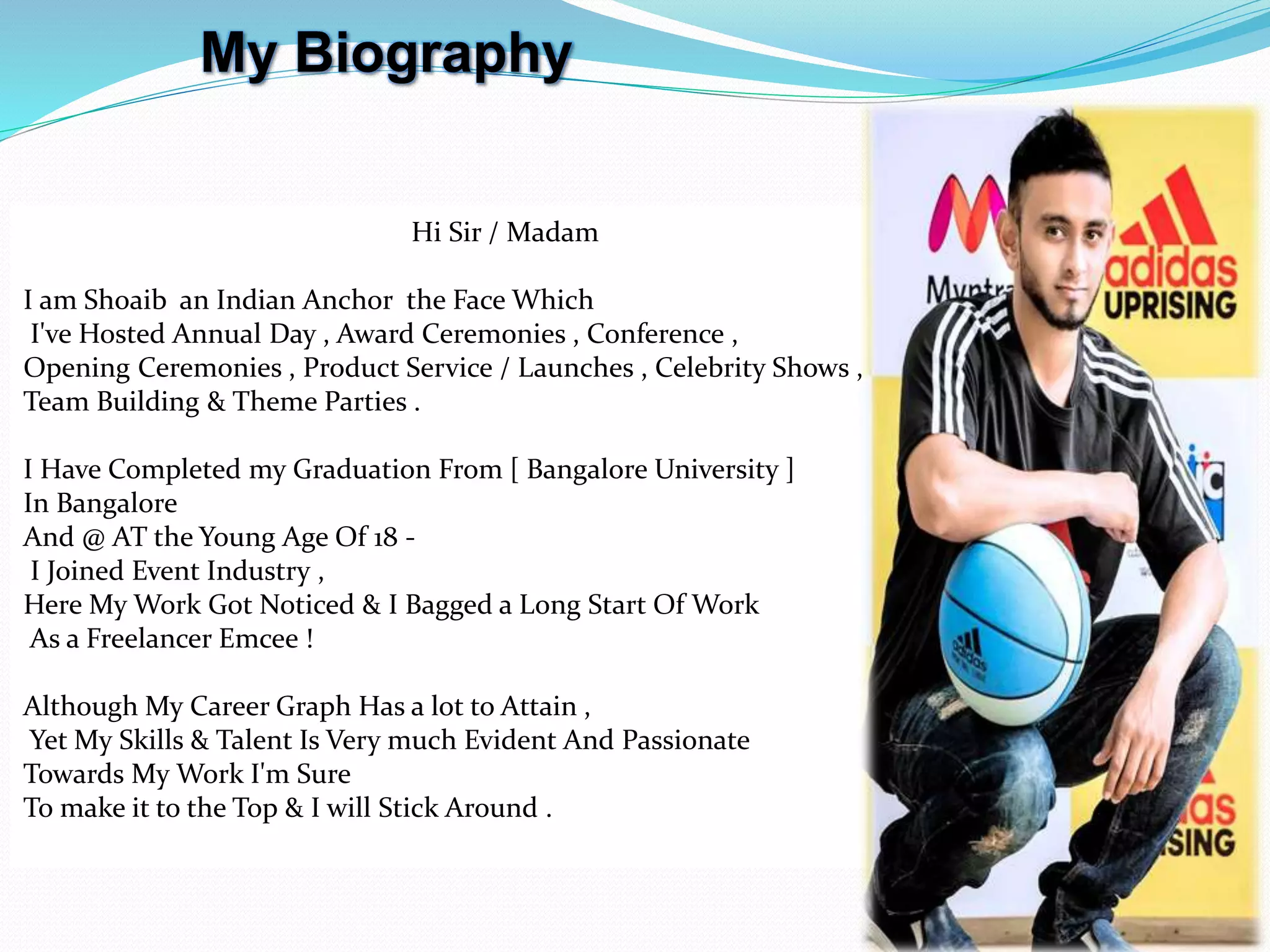 Emcee's profile . | PPSX