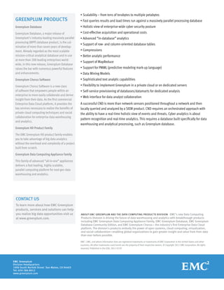 White Paper: Advanced Cyber Analytics with Greenplum Database | PDF