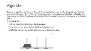 Tower of hanoi | PPT