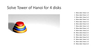 Tower of hanoi | PPT