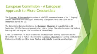 I-HE2020 Introduction to EMC & Common Microcredential Framework | PPTX