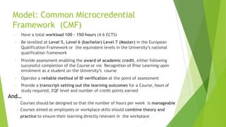 I-HE2020 Introduction to EMC & Common Microcredential Framework | PPTX