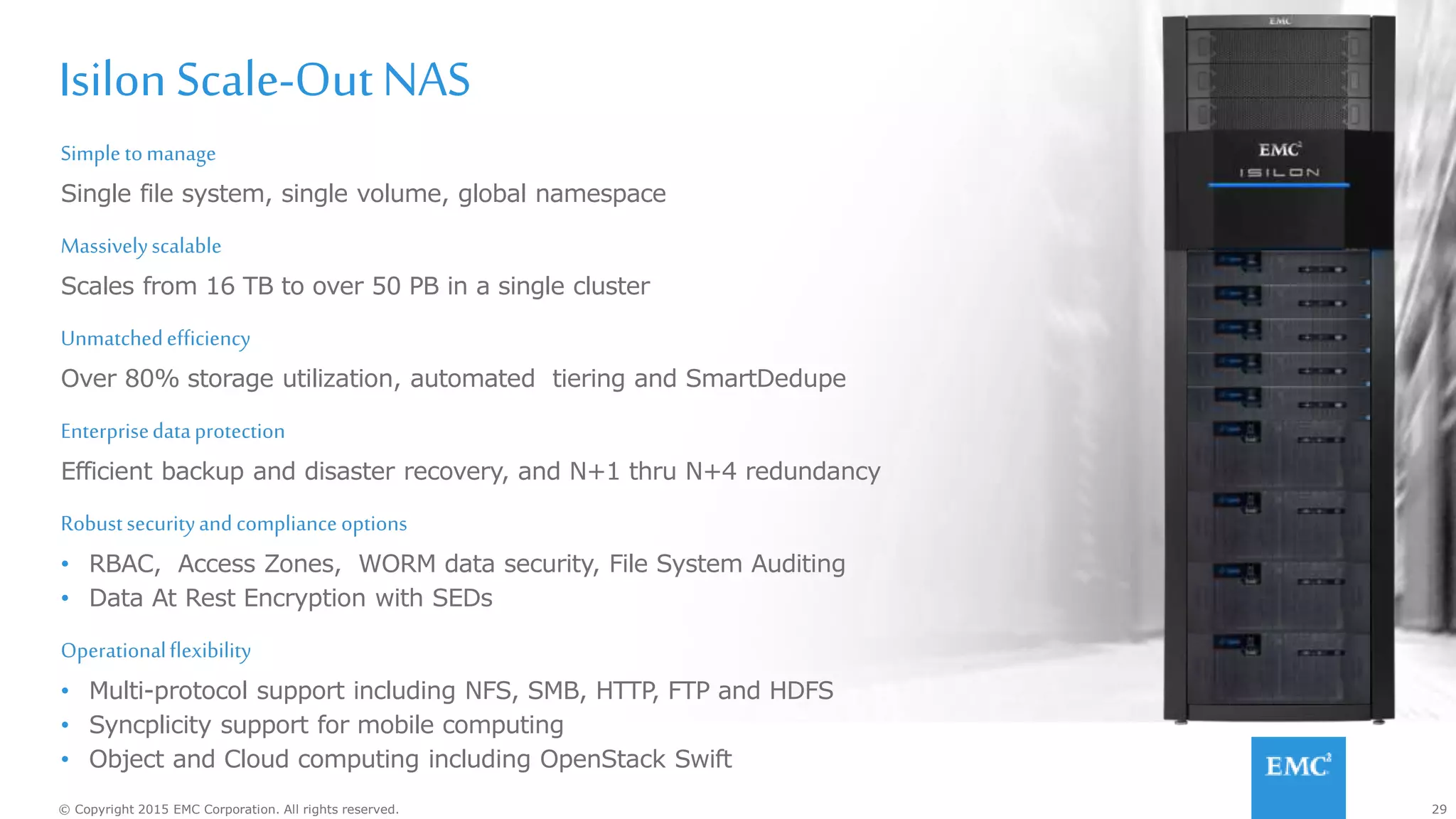 Emc isilon technical deep dive workshop | PPTX