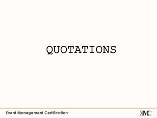 Emc lec 11 sales and quote | PPT