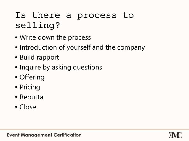 Emc lec 11 sales and quote | PPT