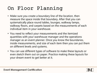 Emc lec 9 operations in event management | PPTX