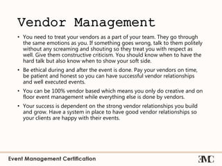 Emc lec 9 operations in event management | PPT