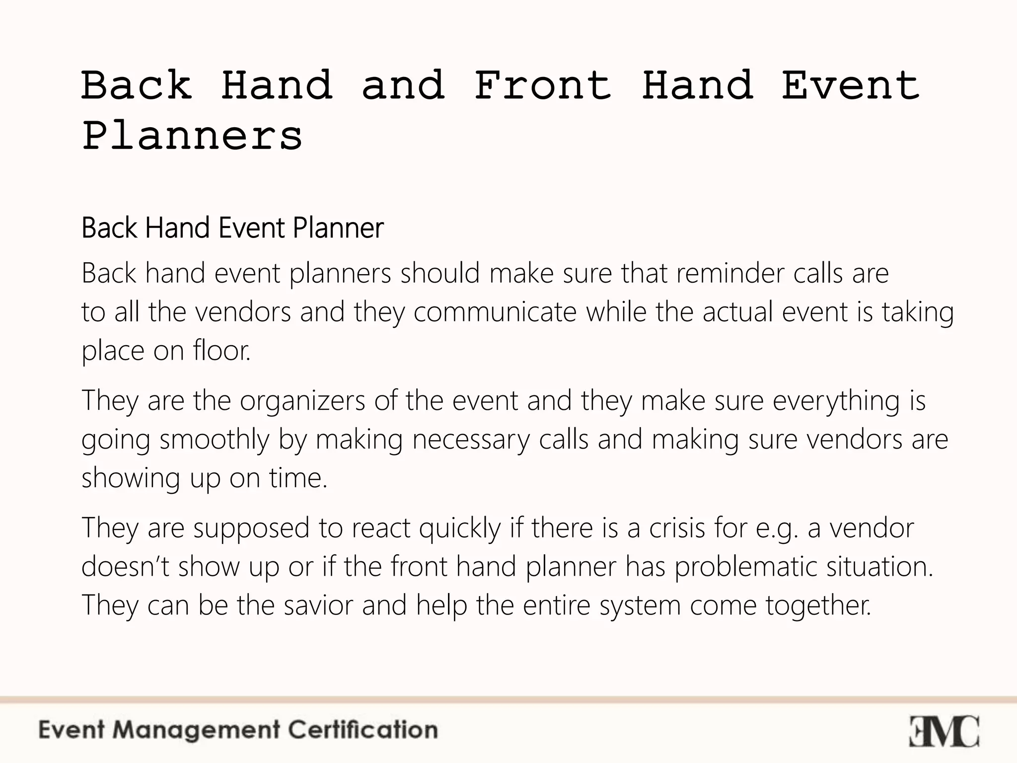Emc lecture 1 what is event management | PPT