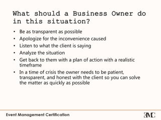 Emc lecture 1 what is event management | PPT