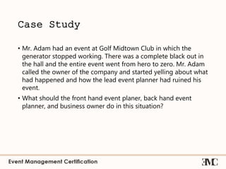 Emc lecture 1 what is event management | PPT