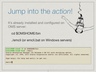 EMCLI Crash Course - DOAG Germany | PDF