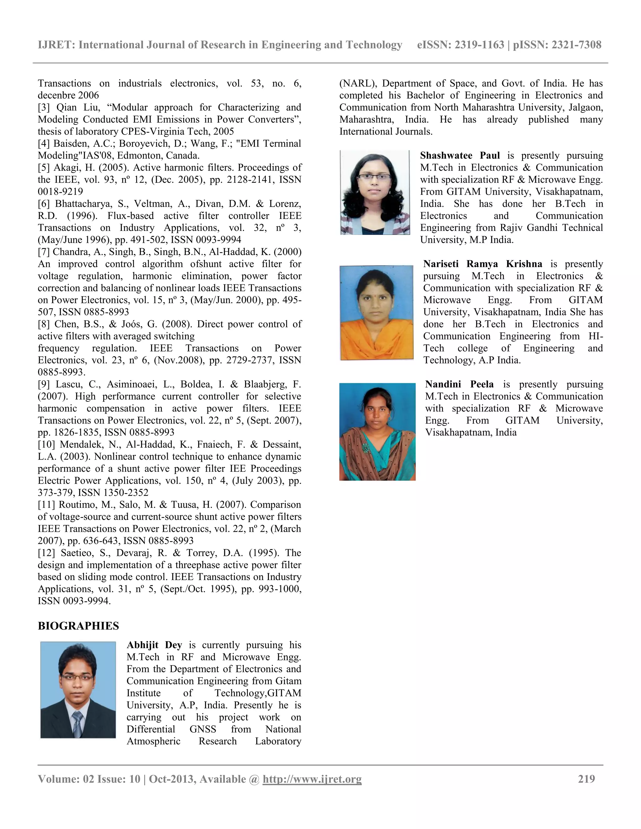 Emc model for modern power electronic systems for harmonics, losses ...