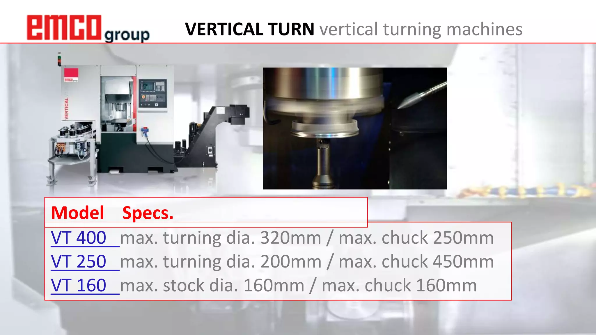 EMCO Milling - Turning Machines | PPTX