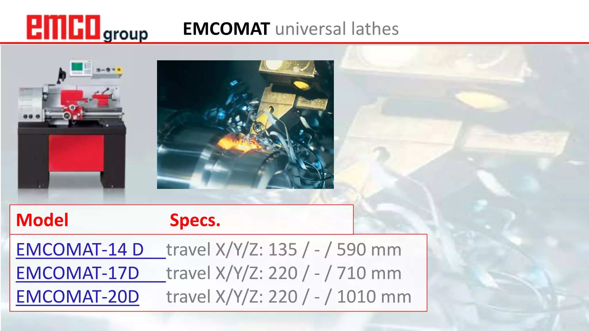 EMCO Milling - Turning Machines | PPTX | Woodworking | Arts and Crafts