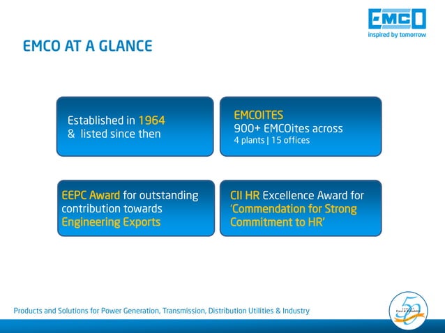 EMCO Ltd. Corporate Presentation | PDF