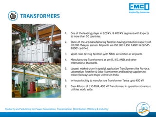 EMCO Ltd. Corporate Presentation | PPT | Free Download