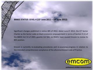 Emcom | PPT | Internet of Things | Internet