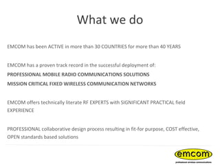 Emcom | PPT | Internet of Things | Internet