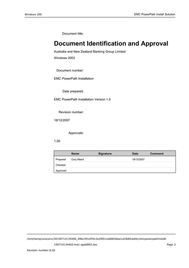 Emc power path install | DOC
