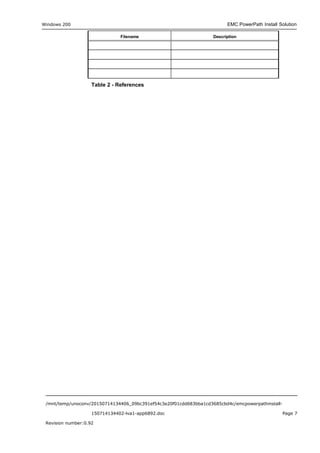 Emc power path install | DOC