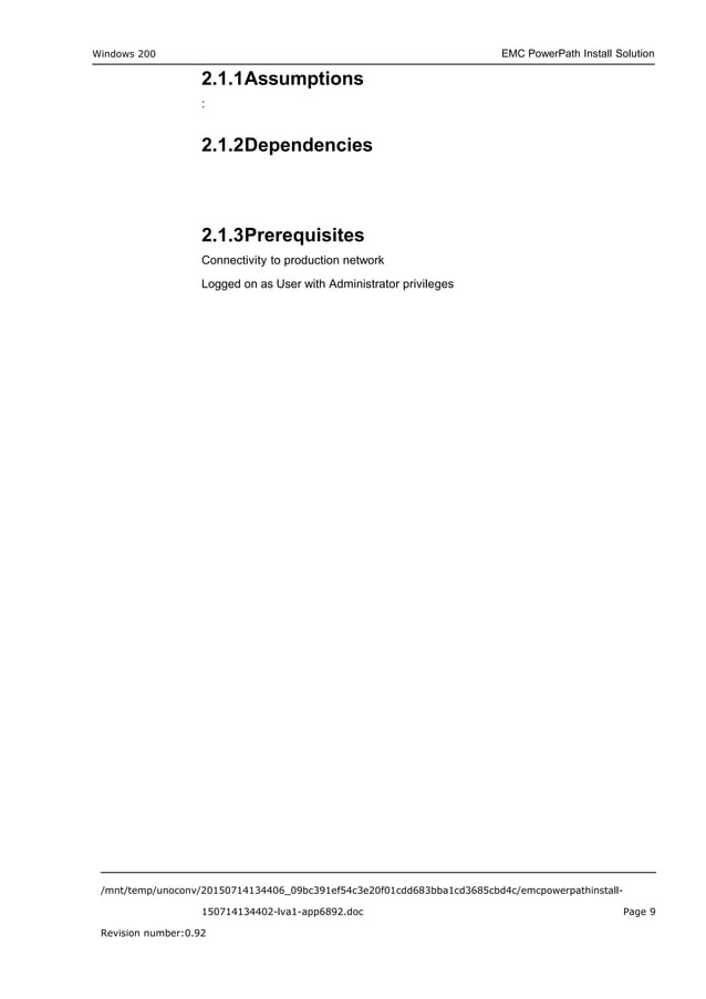 Emc power path install | DOC