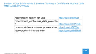 Emc recoverpoint technical | PPTX