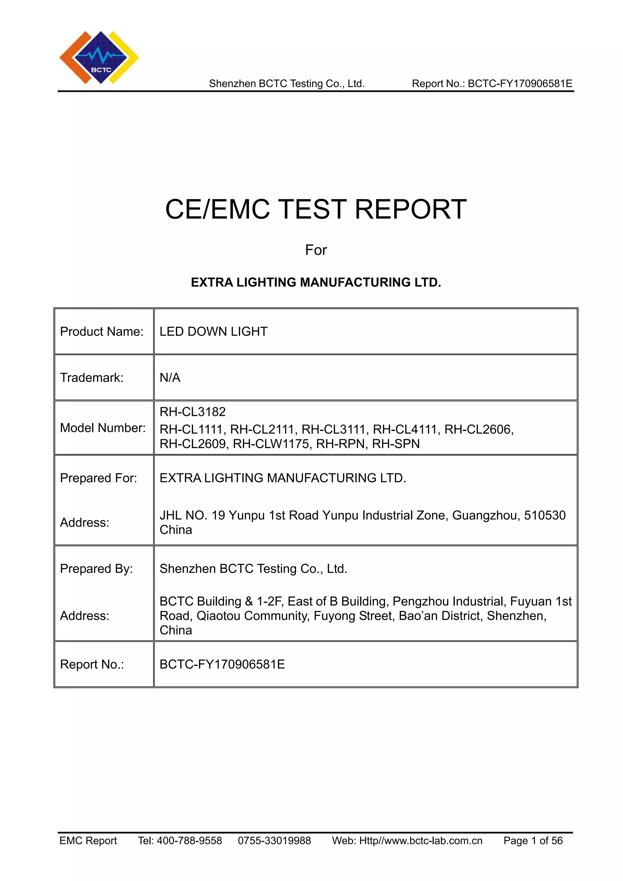 CE/EMC TEST REPORT | PDF