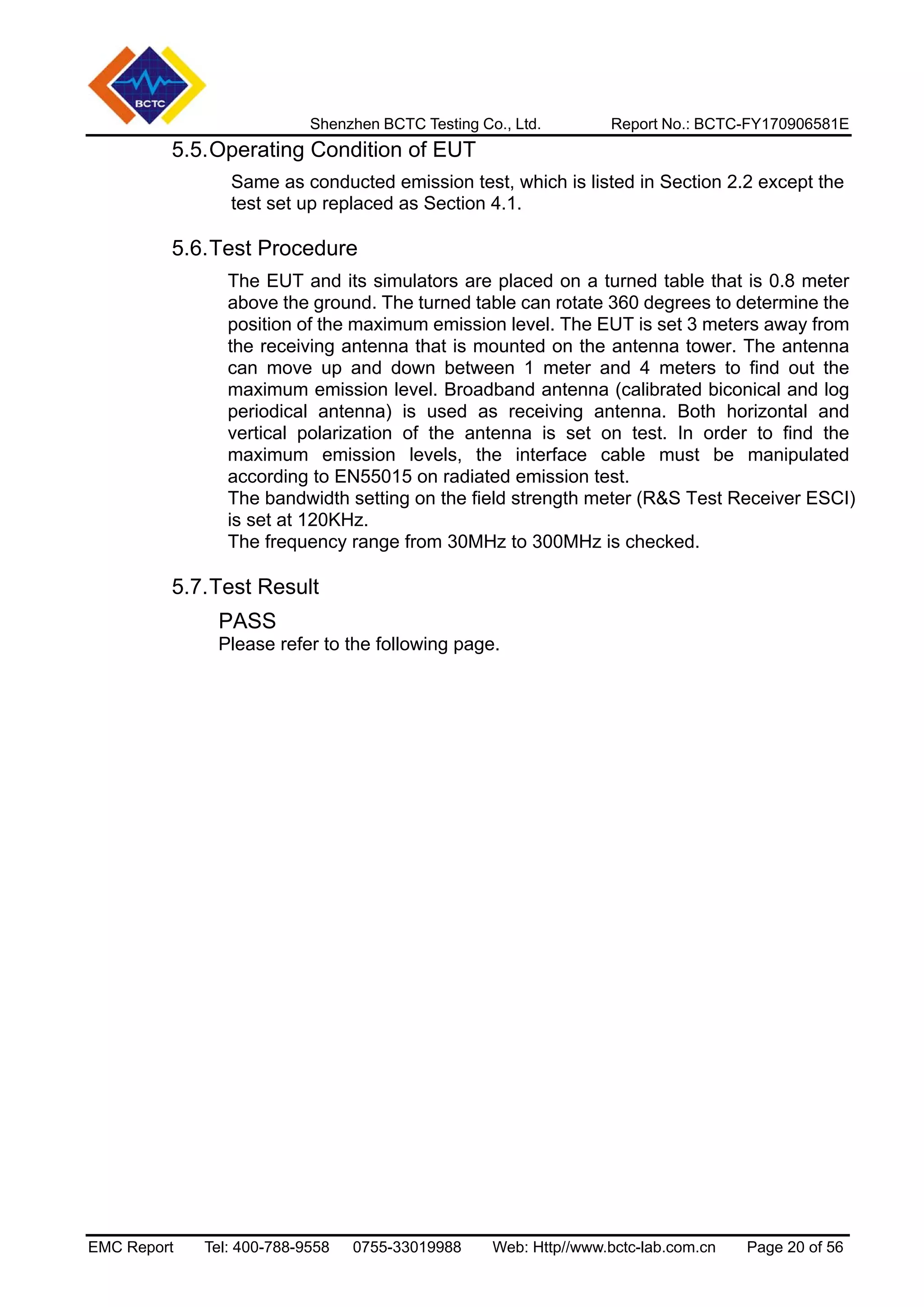 CE/EMC TEST REPORT | PDF