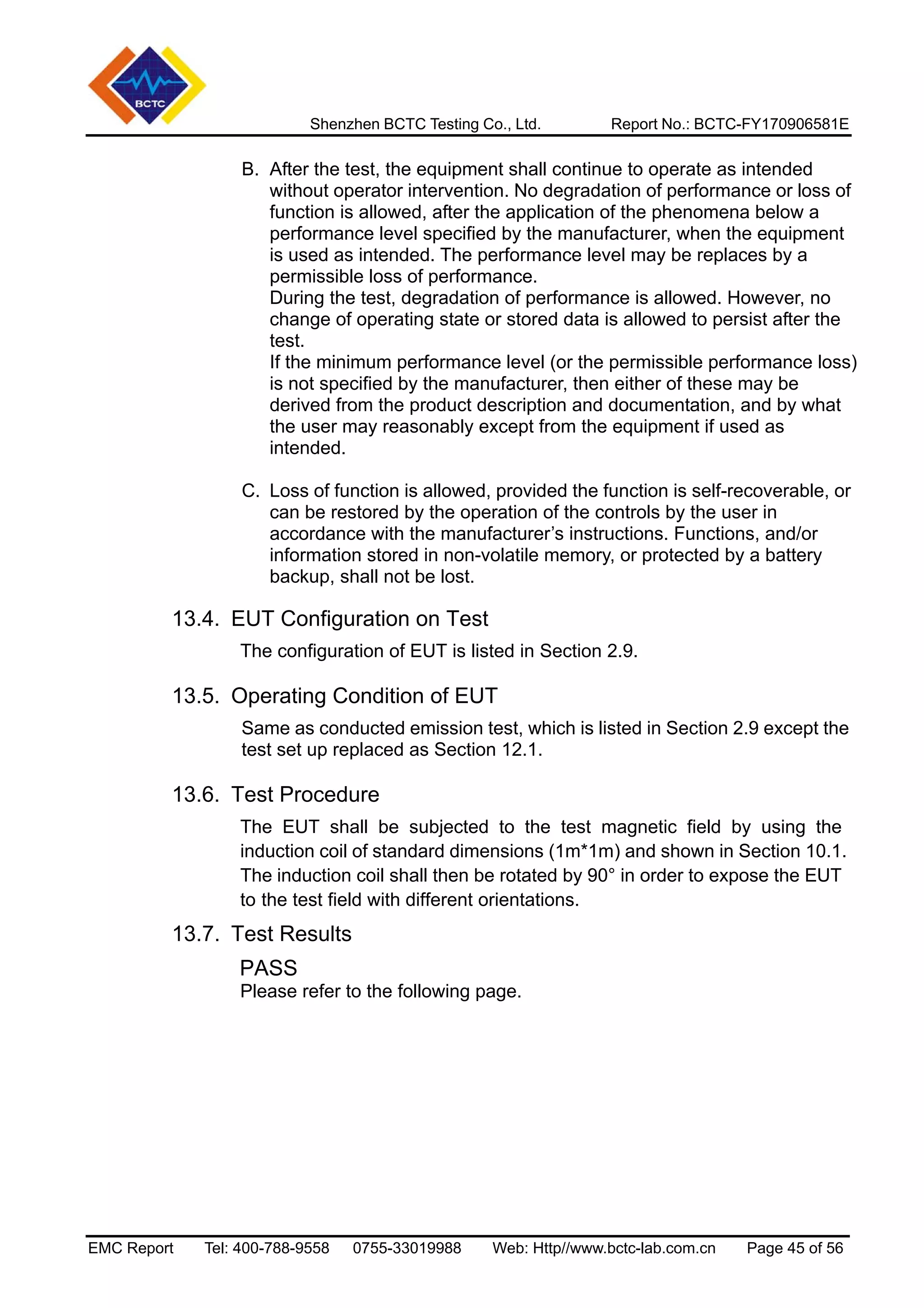 CE/EMC TEST REPORT | PDF