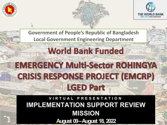 EMCRP Draft ISR Mission_Presentation_August, 2022.pptx | Civil ...