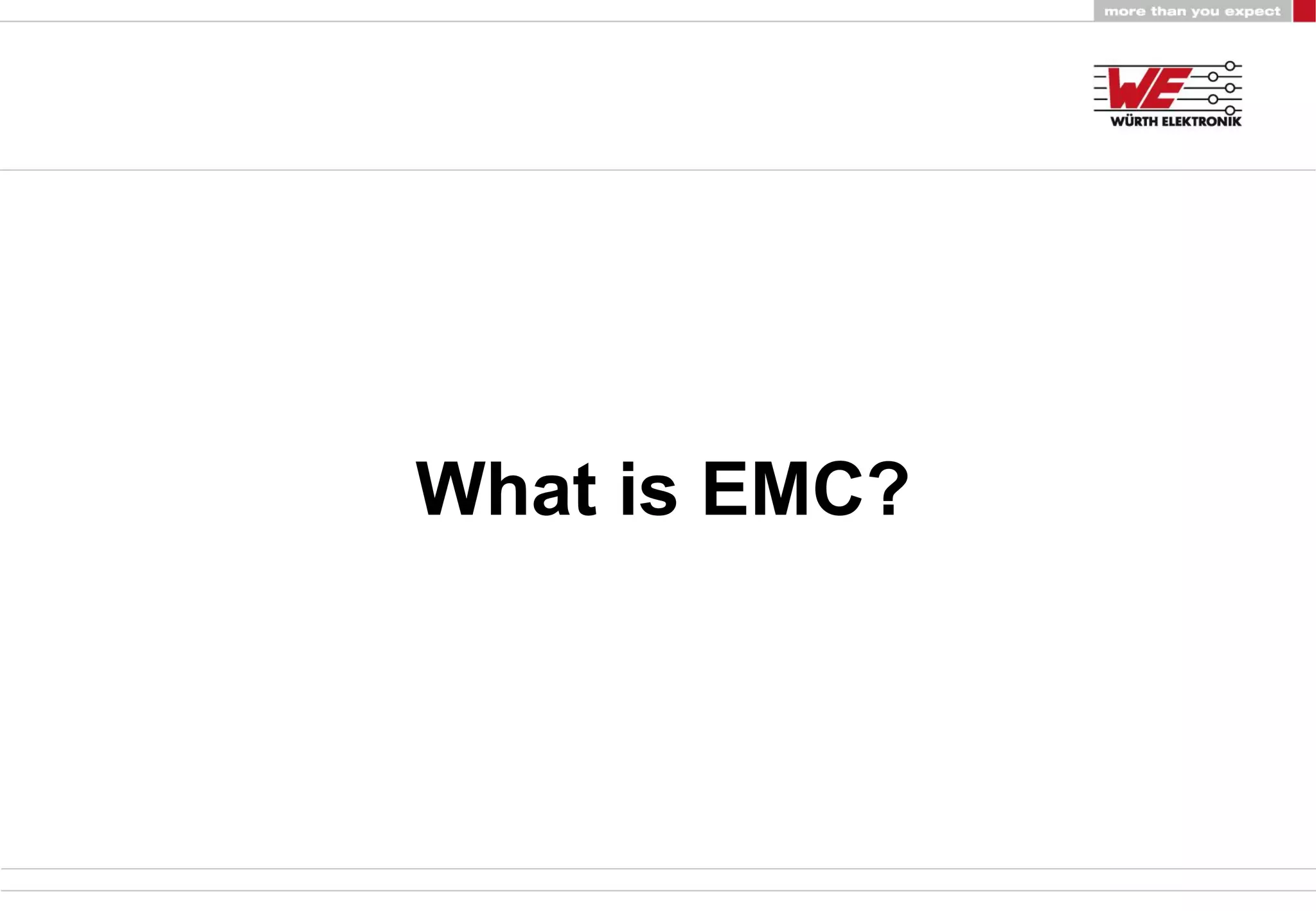 EMC. Wurth Electronics (UK) Ltd. | PDF