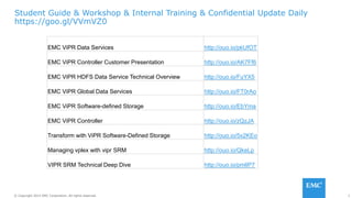 Emc vipr srm workshop | PPTX