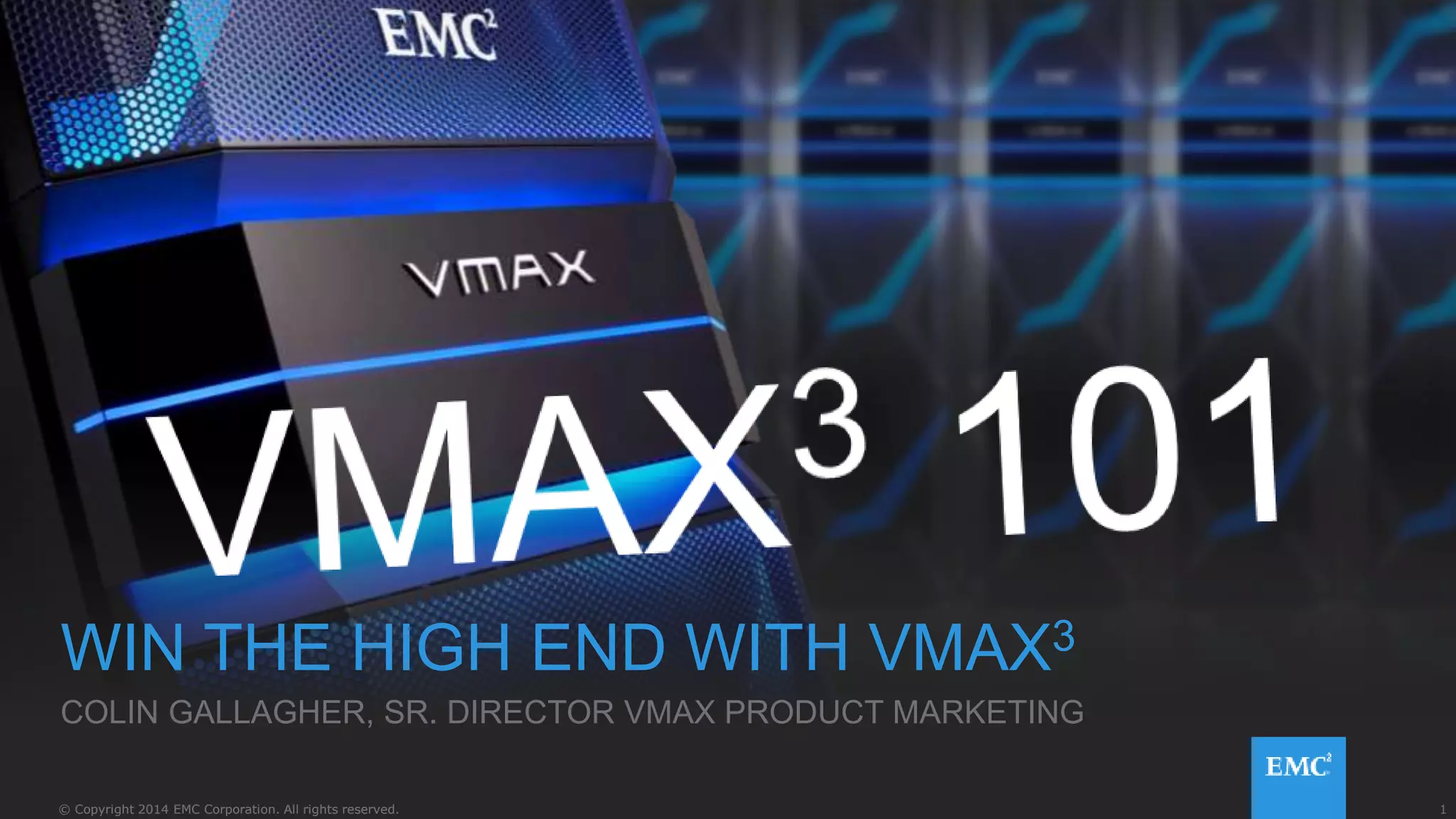 Emc vmax3 technical deep workshop | PPTX