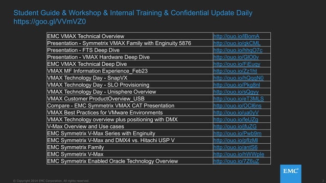 Emc vmax3 technical deep workshop | PPTX | Cloud Computing | Internet