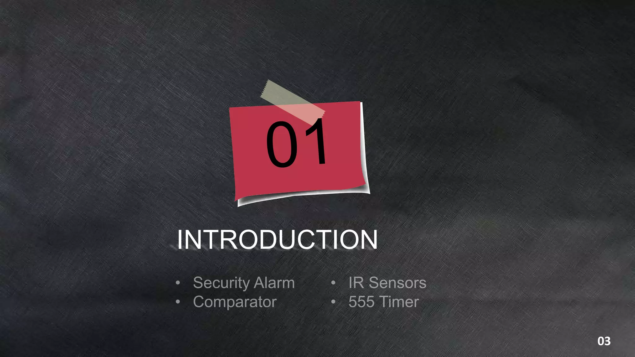 IR Based Security Alarm | PPTX